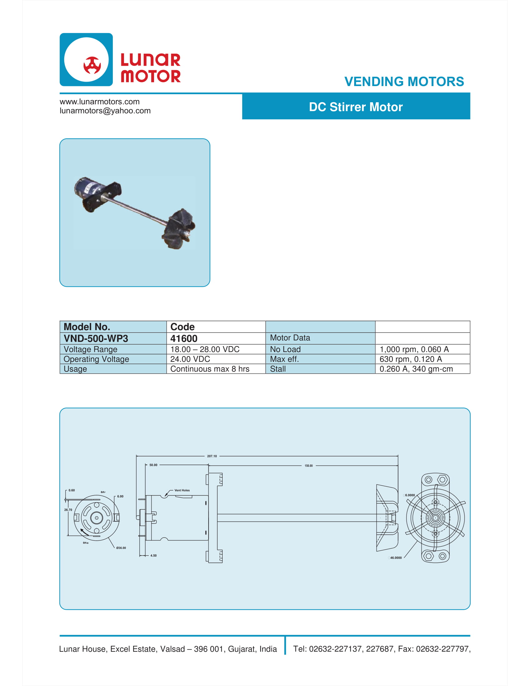 Lunar Motors Pvt Ltd: Best Vending & Industrial Motors in Valsad